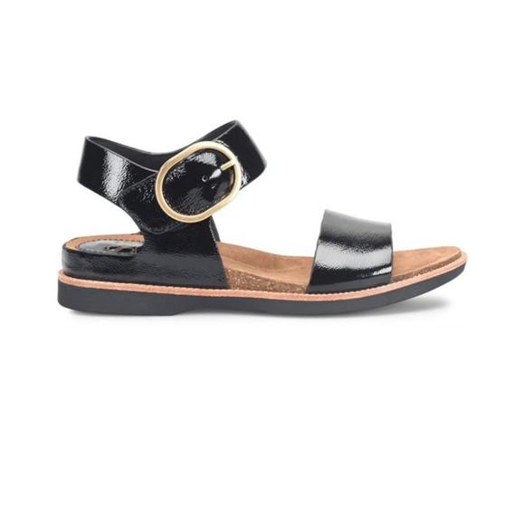 Sofft | Shoes | New Sofft Womens Bali Sandals In Black Patent | Poshmark
